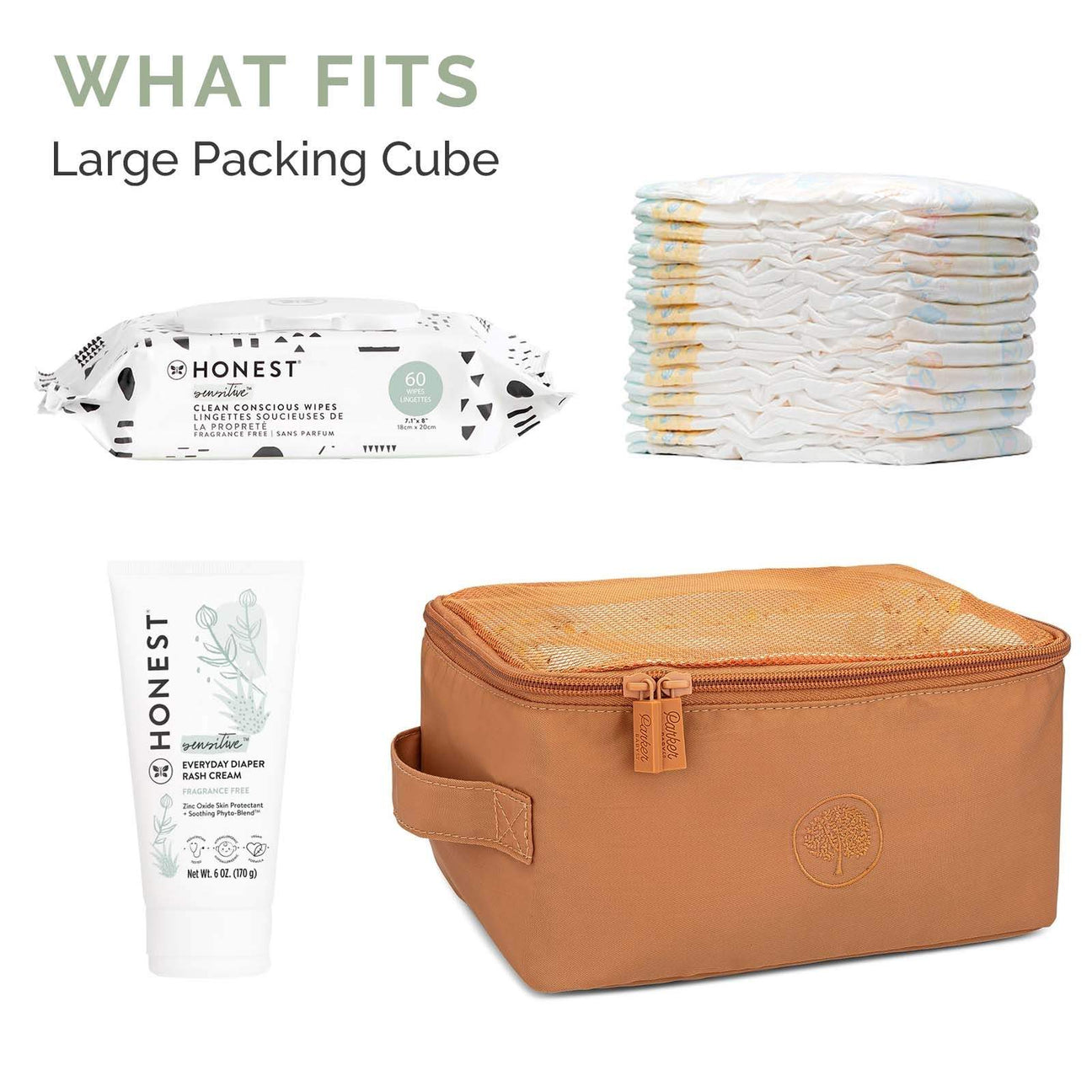 Packing Cube Set | Diaper Bag Organizer & Travel Cubes – Parker Baby Co.